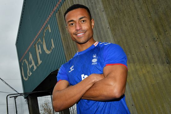 Alex Reid Signs Oldham Athletic Boundary Editorial Stock Photo - Stock ...