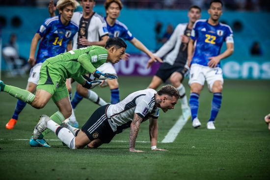 Goalkeeper Shuichi Gonda Japan Fouls David Editorial Stock Photo ...