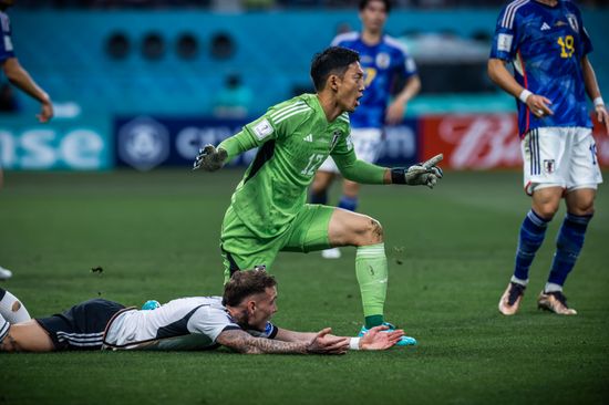 Goalkeeper Shuichi Gonda Japan Fouls David Editorial Stock Photo ...