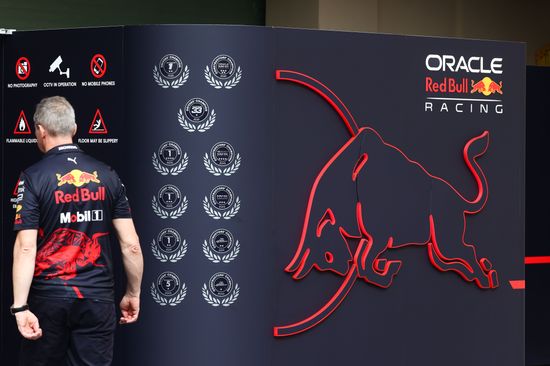 Red Bull Racing Team Logo Seen Editorial Stock Photo - Stock Image ...
