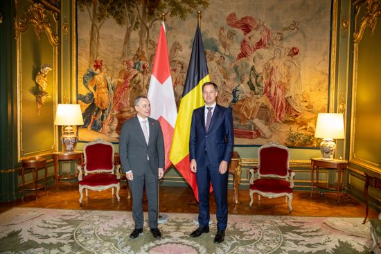 Switzerland President Ignazio Cassis Prime Minister Editorial Stock ...