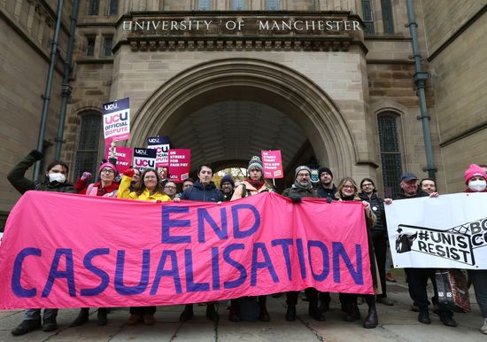 University College Union Ucu Members Picket Editorial Stock Photo ...