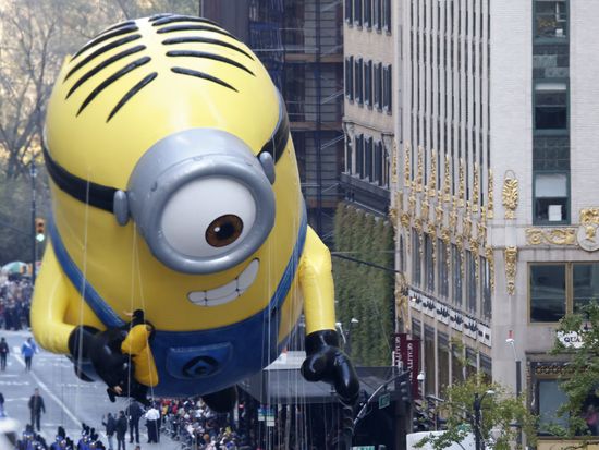 Stuart Minion Balloon Moves Down Parade Editorial Stock Photo - Stock ...