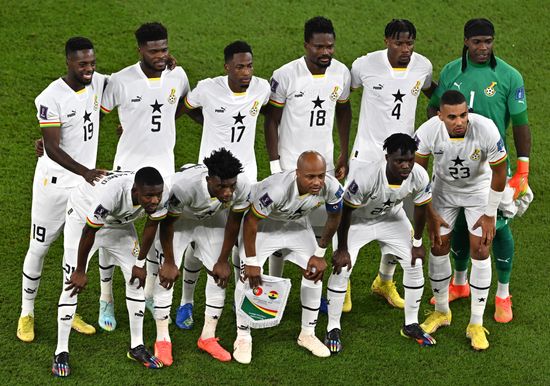 Starting Eleven Ghana Poses During Fifa Editorial Stock Photo - Stock ...