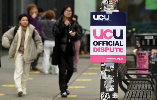University College Union Ucu Placard Outside Editorial Stock Photo ...