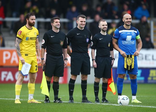 Referee Mr Ben Speedie John Brayford Editorial Stock Photo - Stock ...