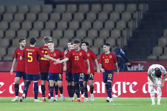 Under 21spain Team Group Esp Football Editorial Stock Photo - Stock ...