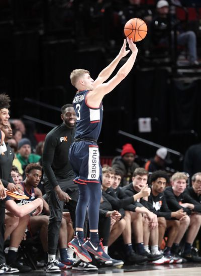 Connecticut Huskies Guard Joey Calcaterra 3 Editorial Stock Photo ...