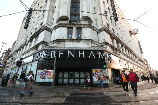 People Walk Past Former Debenhams Store Editorial Stock Photo - Stock ...