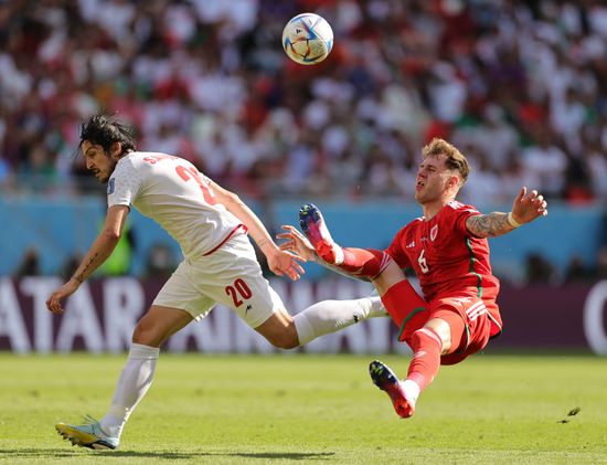 Joe Rodon R Wales Action Against Editorial Stock Photo - Stock Image ...