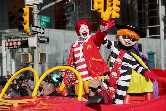 Mcdonalds Clown Mascot Ronald Mcdonald Rides Editorial Stock Photo ...