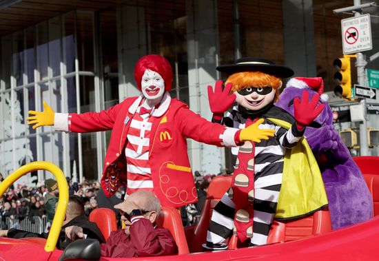 Mcdonalds Clown Mascot Ronald Mcdonald Rides Editorial Stock Photo ...