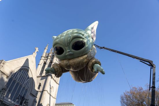 Grogu Balloon Moves Through 96th Annual Editorial Stock Photo - Stock ...