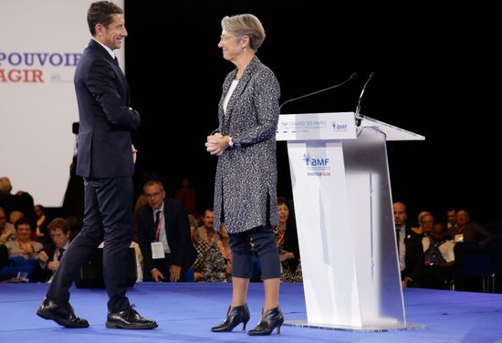 David Lienard Prime Minister Elisabeth Borne Editorial Stock Photo ...