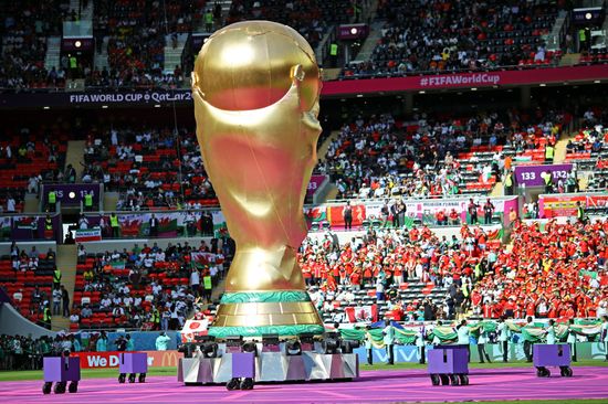Fifa World Cup Replica Trophy On Editorial Stock Photo - Stock Image ...