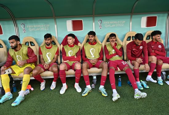 Bench Players Qatar Before Fifa World Editorial Stock Photo - Stock ...