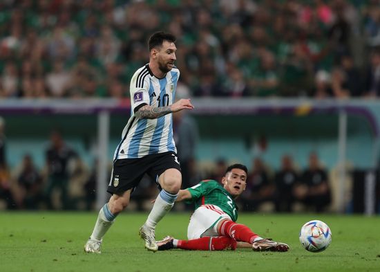 Lionel Messi Argentina Runs Past Tackle Editorial Stock Photo - Stock ...