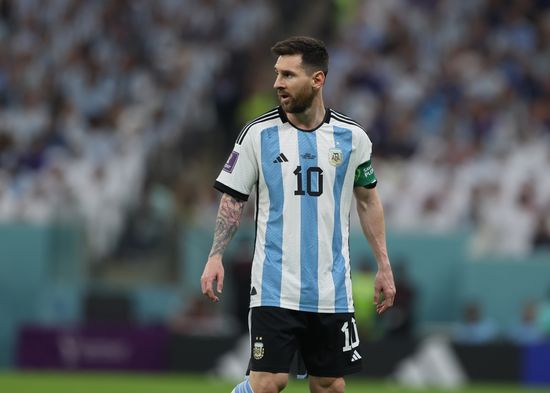 Lionel Messi Argentina Lusail Iconic Stadium : photos éditoriales de ...
