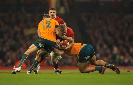 Jac Morgan Wales Tackled By Reece Editorial Stock Photo - Stock Image ...