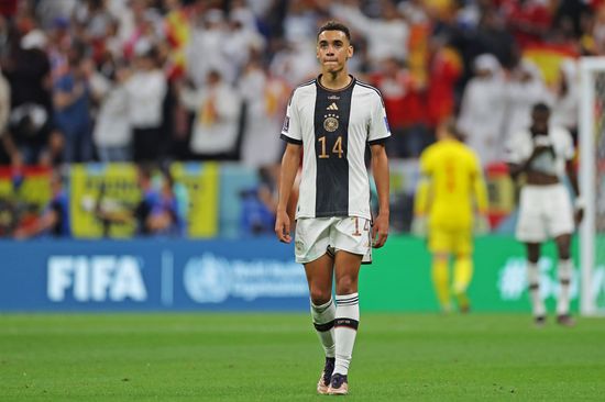 Jamal Musiala Germany Frustrated Morata Spain Editorial Stock Photo ...
