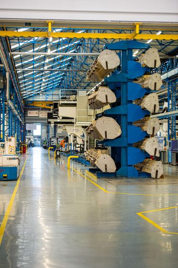 Illustration Picture Shows Interior Sonaca Factory Editorial Stock ...