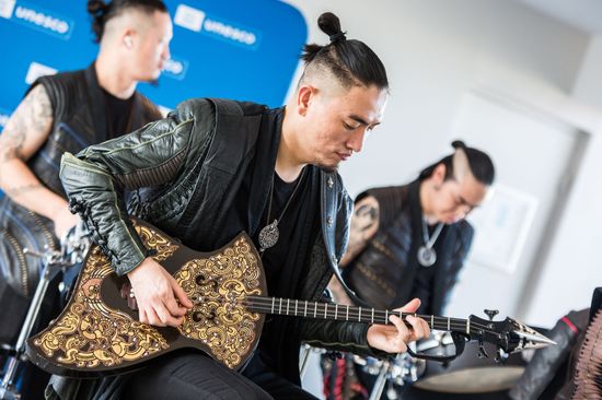 Mongolian Heavy Metal Band Hu Named Editorial Stock Photo - Stock Image ...
