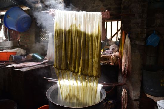 View Dye Threads After Dyeing Them Editorial Stock Photo - Stock Image ...