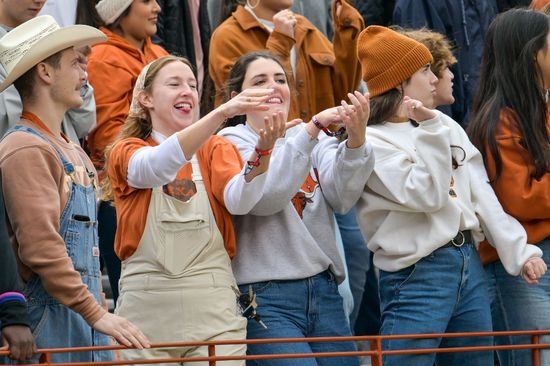 Texas Longhorns Fans Cheering Their Team Editorial Stock Photo - Stock ...