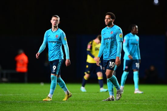 Dejected Jay Stansfield Exeter City Sam Editorial Stock Photo - Stock ...