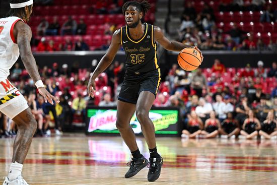 Coppin State Eagles Forward Justin Winston Editorial Stock Photo ...