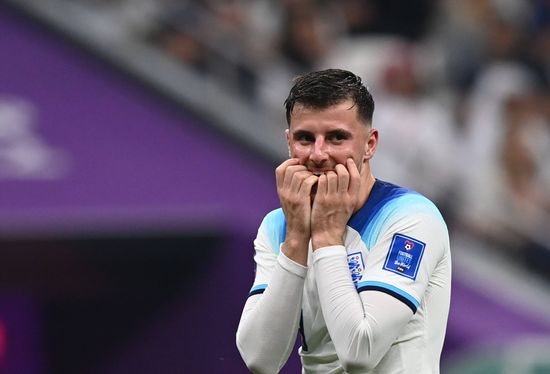 Mason Mount England Reacts During Group Editorial Stock Photo - Stock ...