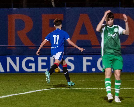 Rangers U18s Forward Findlay Curtis Celebrates Editorial Stock Photo ...