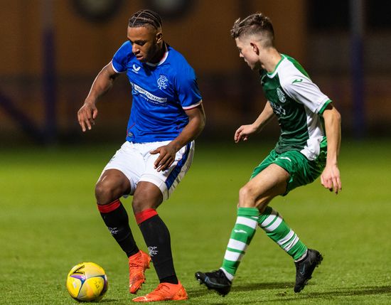 Rangers U18s Forward Zak Lovelace Editorial Stock Photo - Stock Image ...