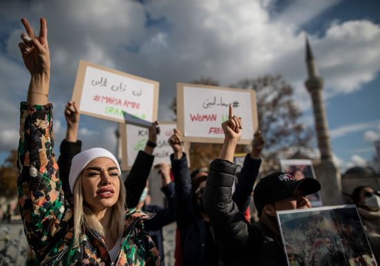 Protesters Take Part Freedom Rally Iranian Editorial Stock Photo ...