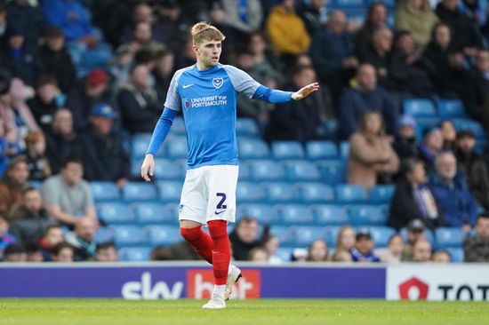 Portsmouth Defender Zak Swanson During Fa Editorial Stock Photo - Stock ...