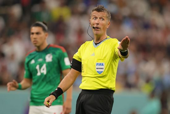 Italian Referee Daniele Orsato Reacts During Editorial Stock Photo ...