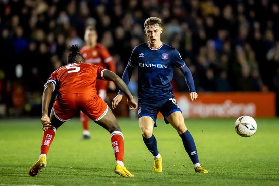 Carlisle Utd Midfielder Taylor Charters 15 Editorial Stock Photo ...