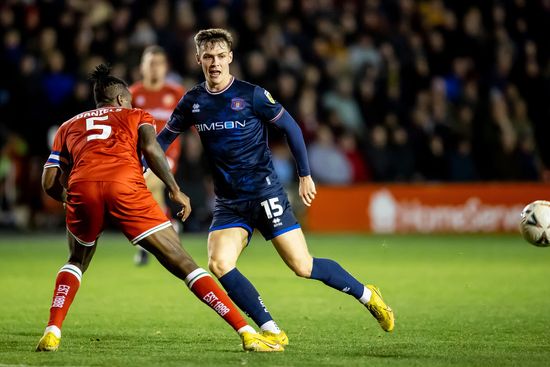 Carlisle Utd Midfielder Taylor Charters 15 Editorial Stock Photo ...
