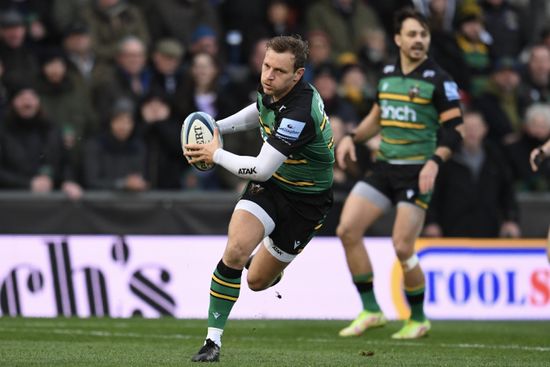 Northampton Saints Scrum Half Callum Braley Editorial Stock Photo ...