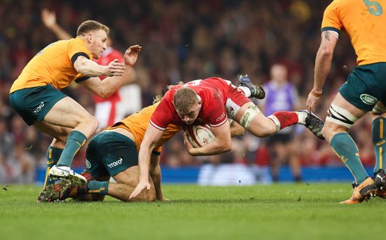 Jac Morgan Wales Tackled By Fraser Editorial Stock Photo - Stock Image ...