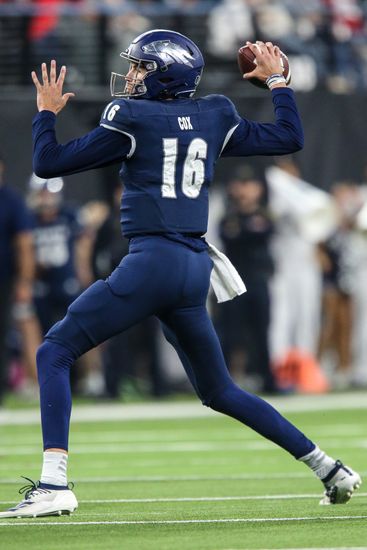 Nevada Wolf Pack Quarterback Nate Cox Editorial Stock Photo - Stock ...