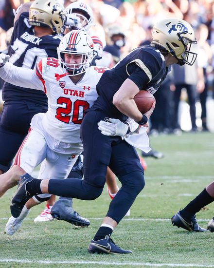 Utah Utes Linebacker Lander Barton 20 Editorial Stock Photo - Stock ...
