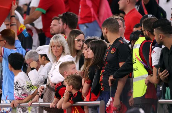 Eden Hazards Wife Natacha Children Pictured Editorial Stock Photo ...