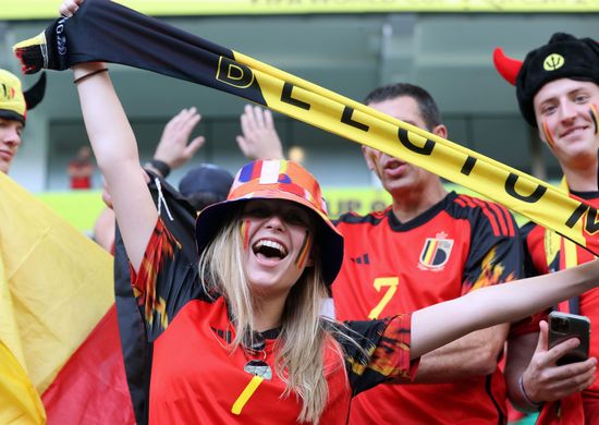 Red Devils Supporters Pictured Stands Ahead Editorial Stock Photo ...