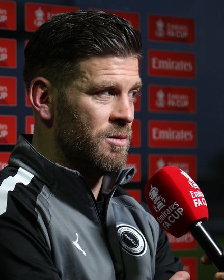 Boreham Wood Manager Luke Garrard Editorial Stock Photo - Stock Image ...