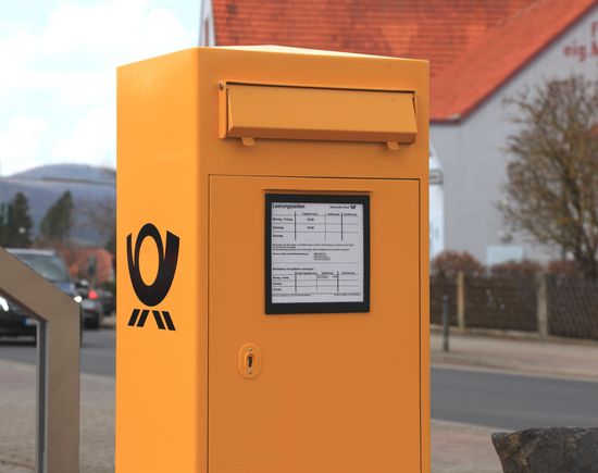 German Post Office Letterbox Germany Editorial Stock Photo - Stock ...