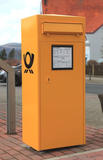 German Post Office Letterbox Germany Editorial Stock Photo - Stock ...