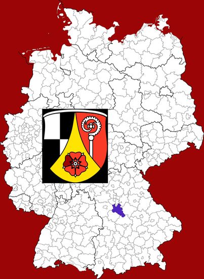 Landkreis Roth Bavaria Location Landkreis Within Editorial Stock Photo ...