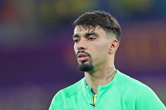 Lucas Brazil During National Anthems Stadium Editorial Stock Photo ...