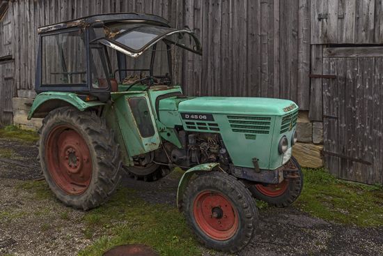Old Deutz Tractor D 4506 Year Editorial Stock Photo - Stock Image ...